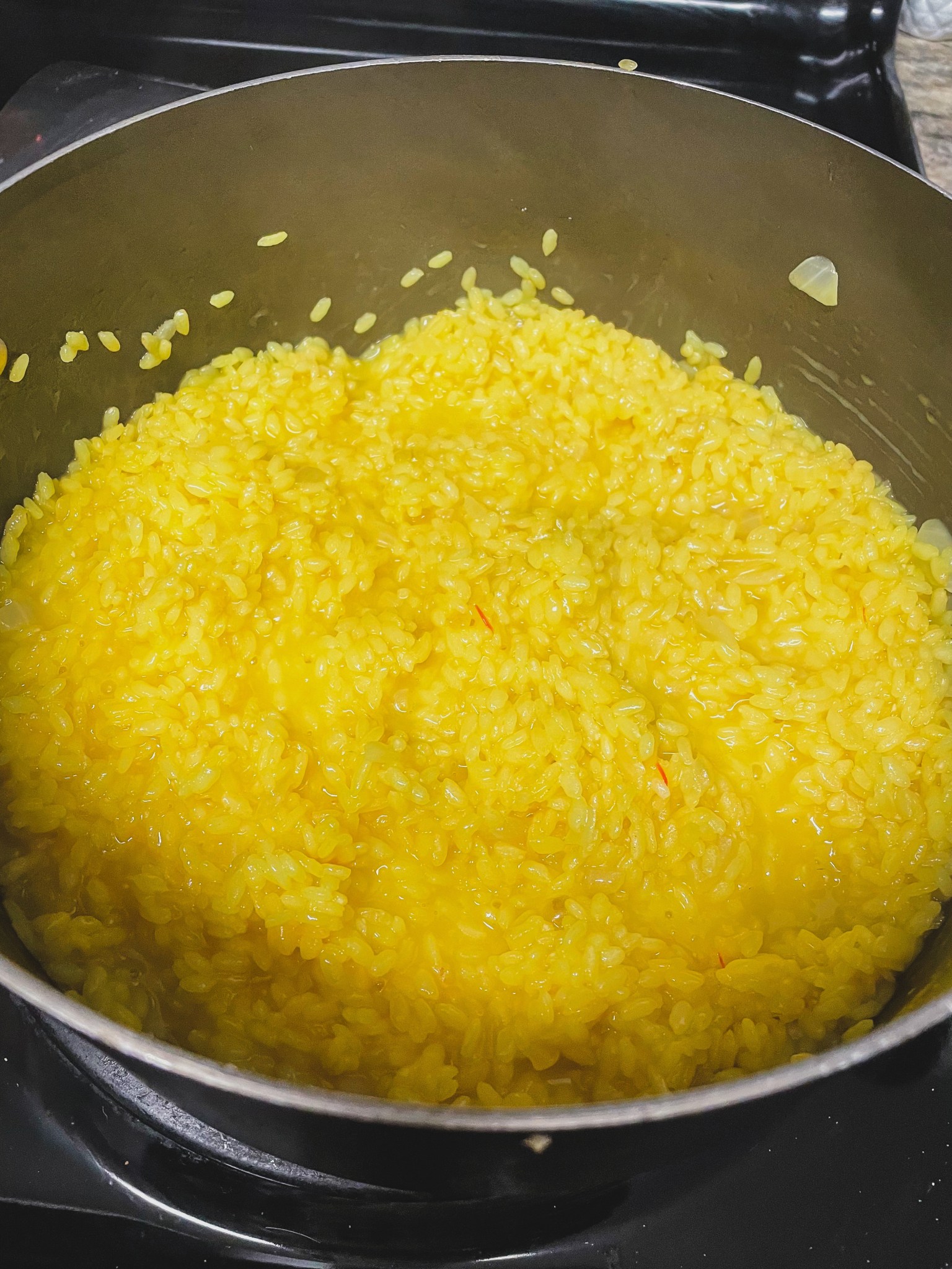 Anthony Bourdain’s Saffron Risotto – Hangry Hannah