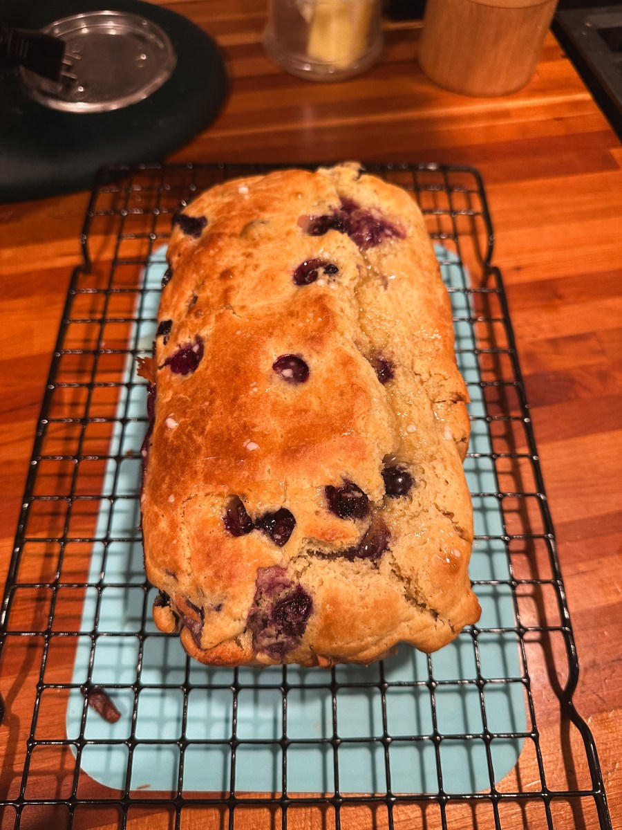 Sourdough Blueberry Lemon Loaf – Hangry Hannah